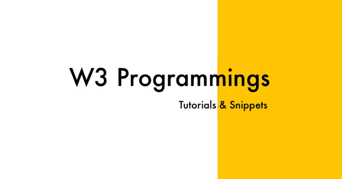What is HTML? - W3 Programmings