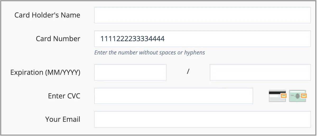 Add letter-spacing after every 4 digits of a credit card in HTML using JS